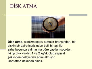 Di̇sk atma | PPT