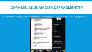 Disk defragment | PPTX