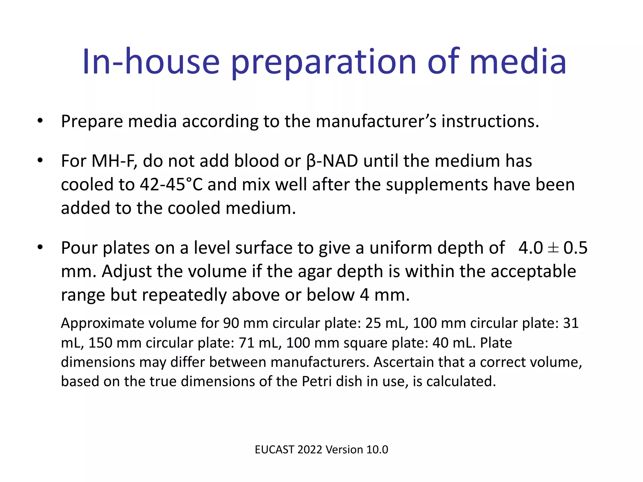 EUCAST disk diffusion method | PDF