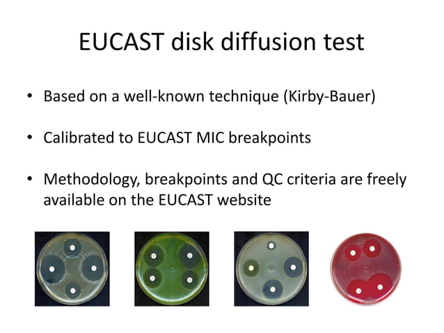 EUCAST disk diffusion method | PDF