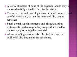 Diskectomy | PPTX | Physical Therapy | Wellness