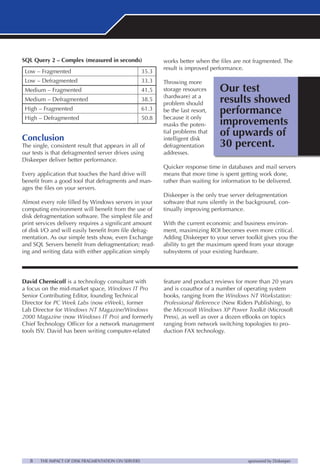 The Impact of Disk Fragmentation On Servers | PDF