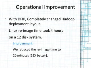 Hadoop - Disk Fail In Place (DFIP) | PPT