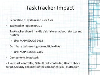 Hadoop - Disk Fail In Place (DFIP) | PPT
