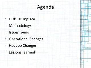 Hadoop - Disk Fail In Place (DFIP) | PDF | Operating Systems | Computer Software and Applications