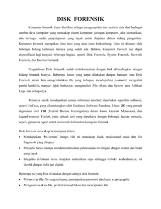 Disk forensik | DOCX