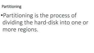 Disk Formatting operating system ppt presentation | PPT