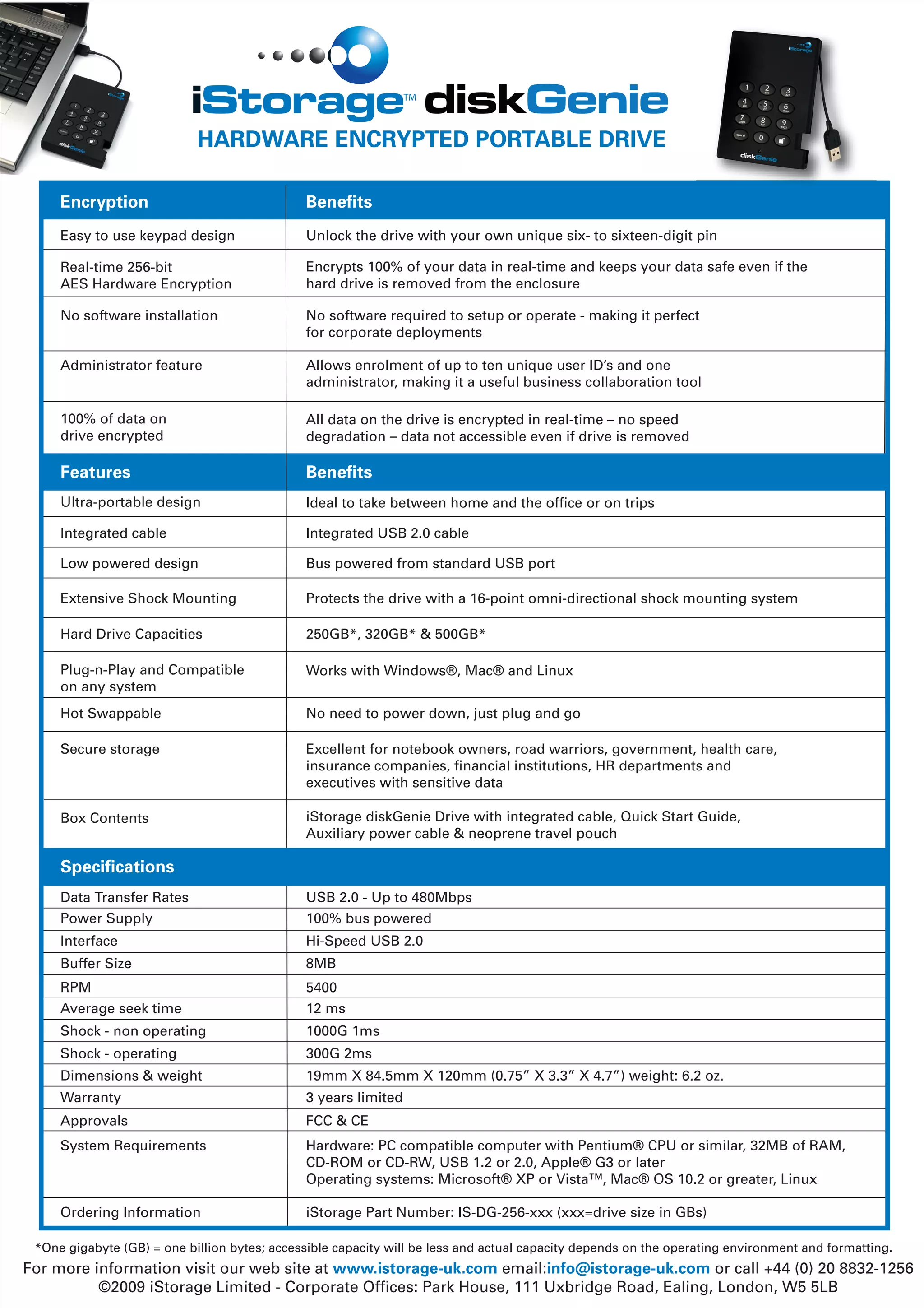 Disk Genie Spec. | PDF