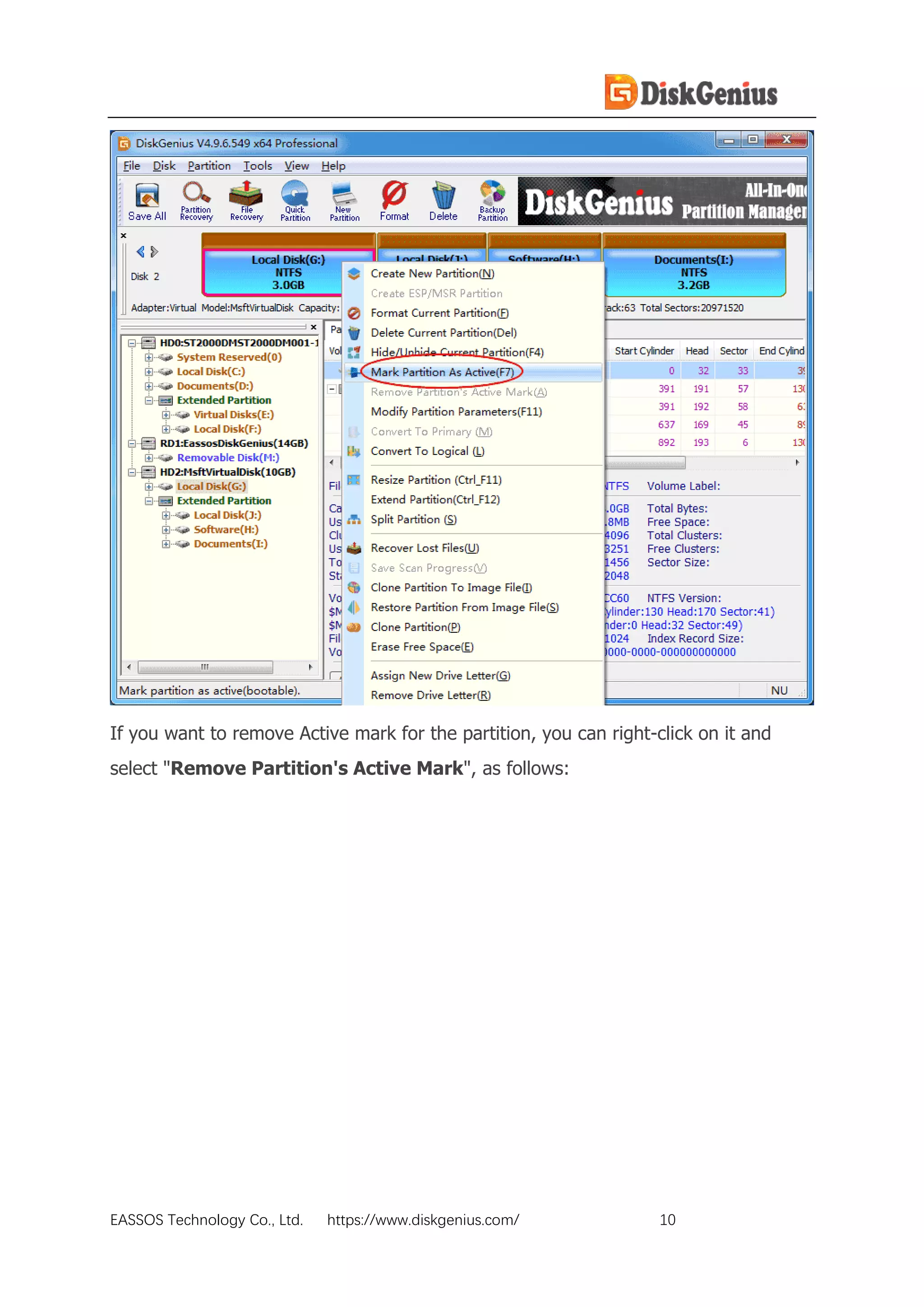 DiskGenius User Guide | PDF