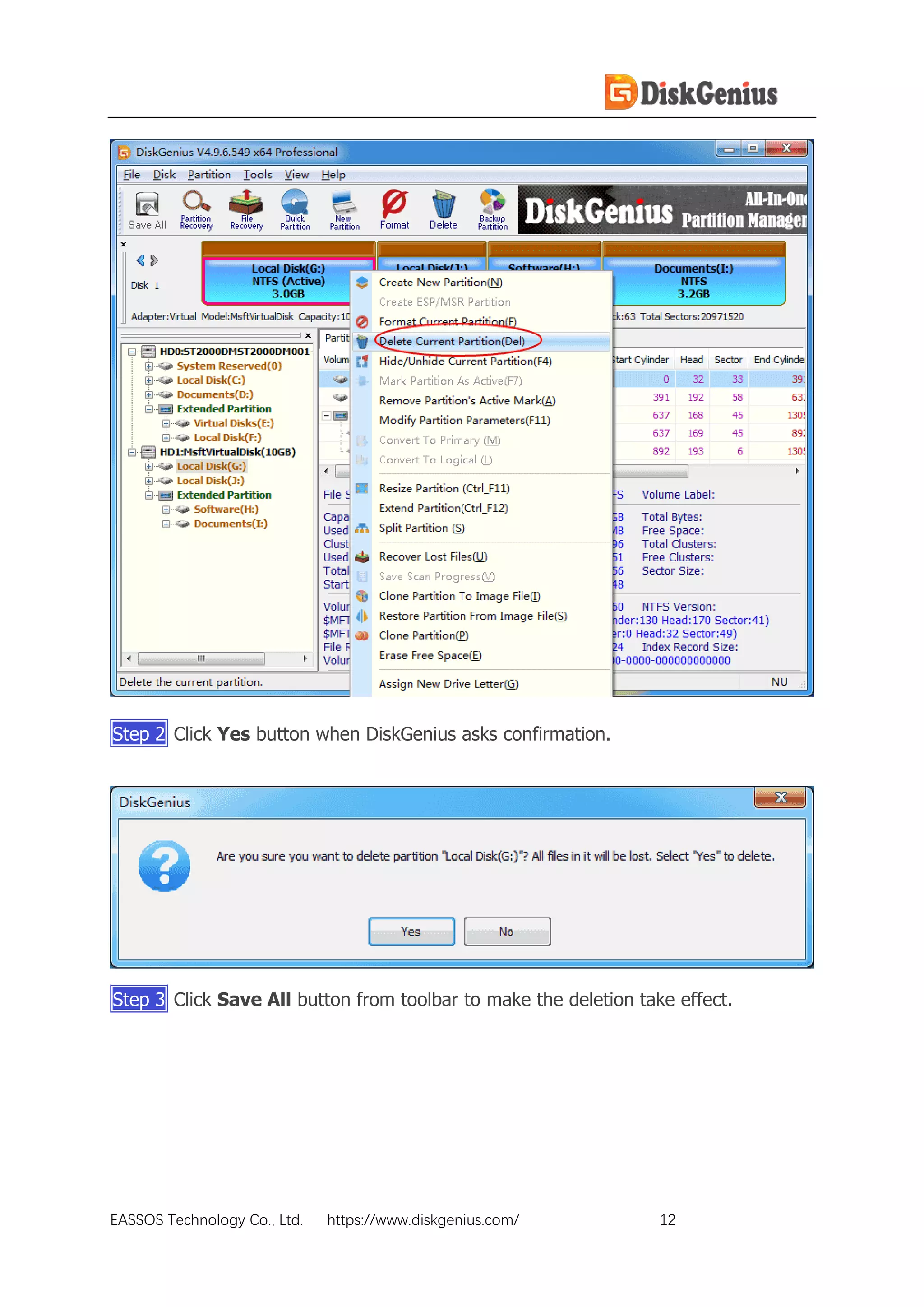 DiskGenius User Guide | PDF