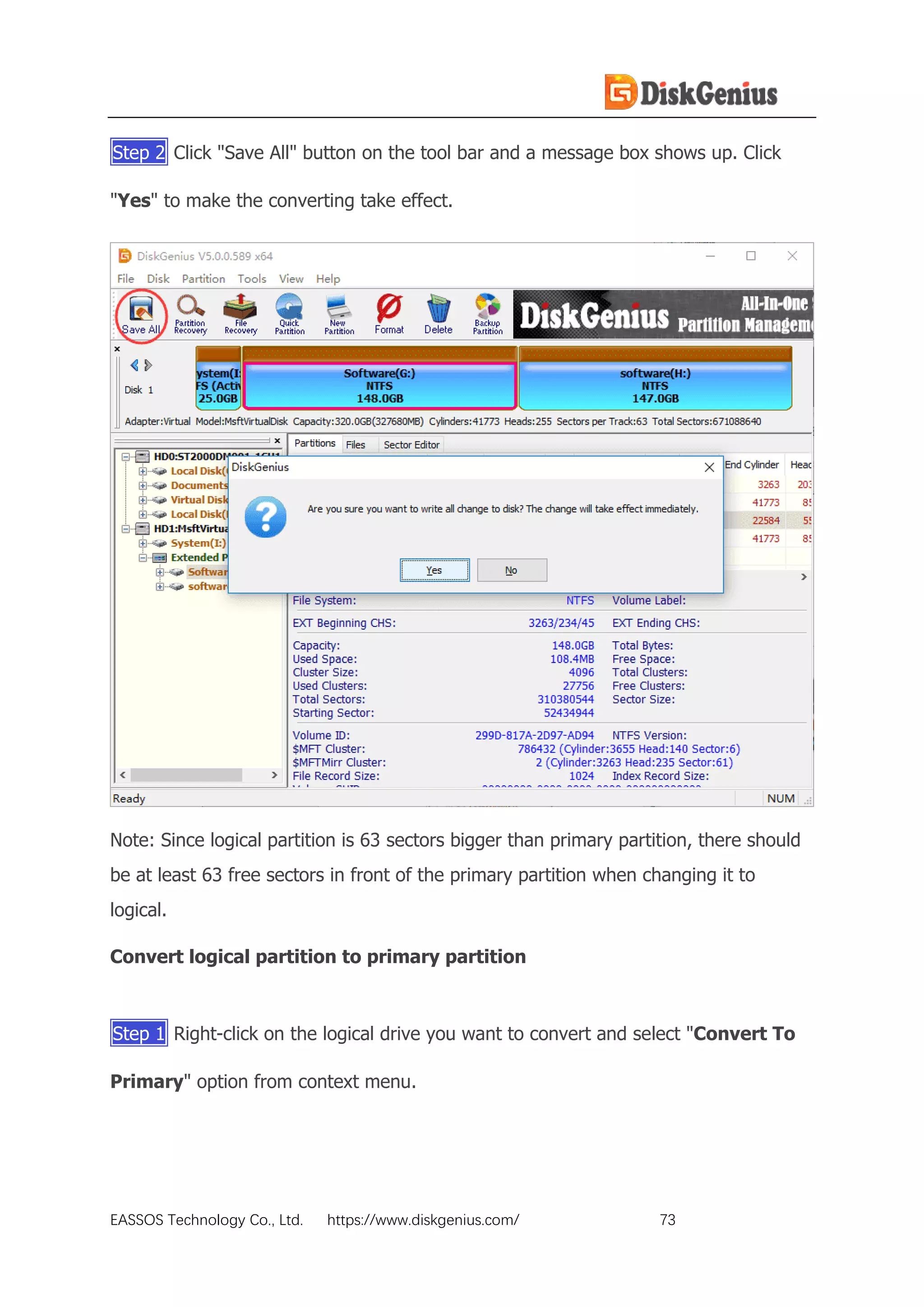 DiskGenius User Guide | PDF