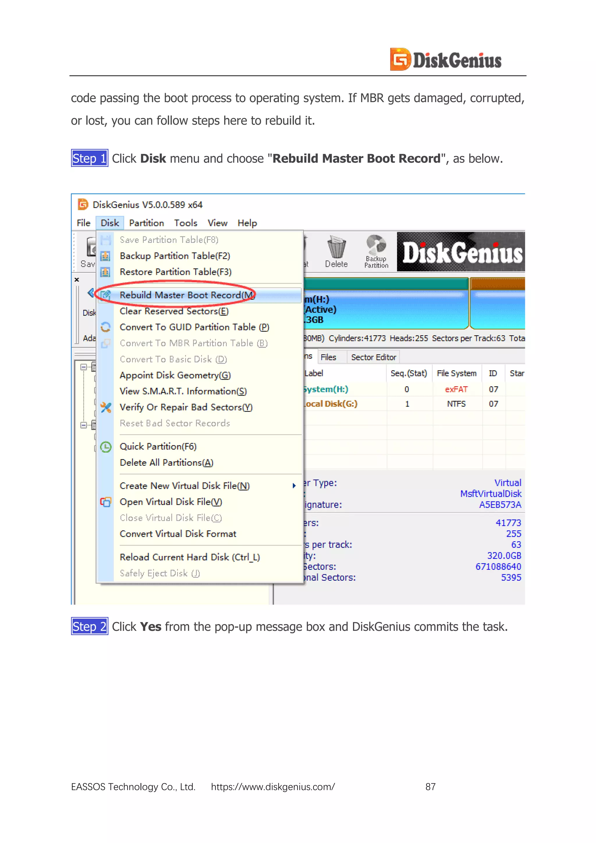 DiskGenius User Guide | PDF