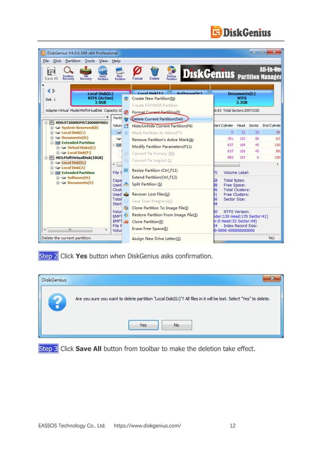 DiskGenius User Guide | PDF | Operating Systems | Computer Software and ...