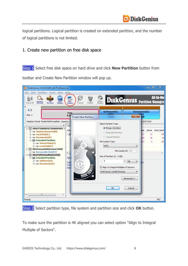 DiskGenius User Guide | PDF | Operating Systems | Computer Software and Applications