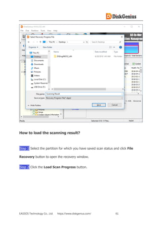 DiskGenius User Guide | PDF
