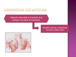 Diskinesia escapular | PPTX