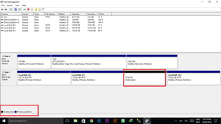 Disk Management Tool in Windows | PPT