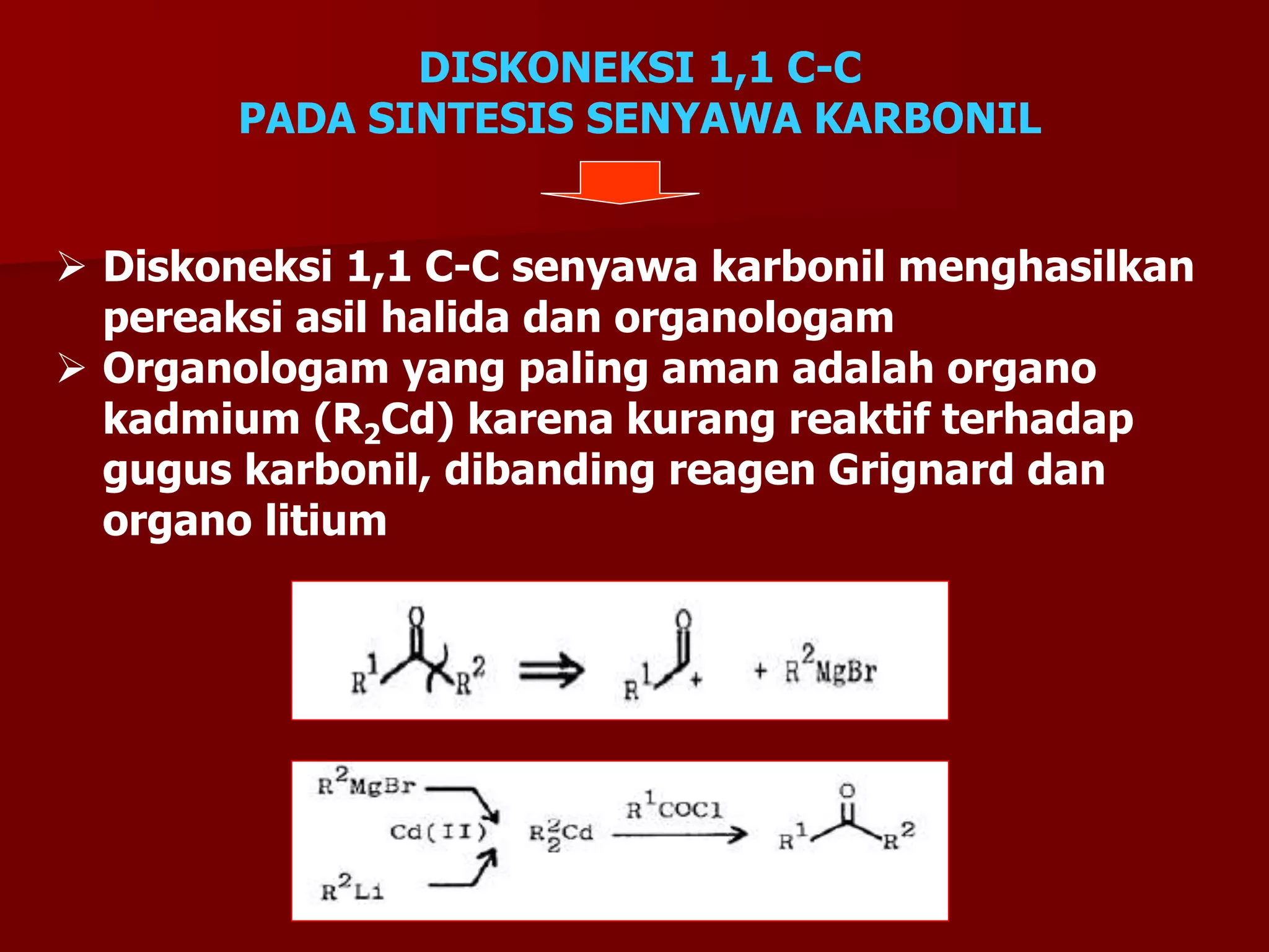 Diskoneksi ikatan c c karbonil-suyatno-unesa | PPT