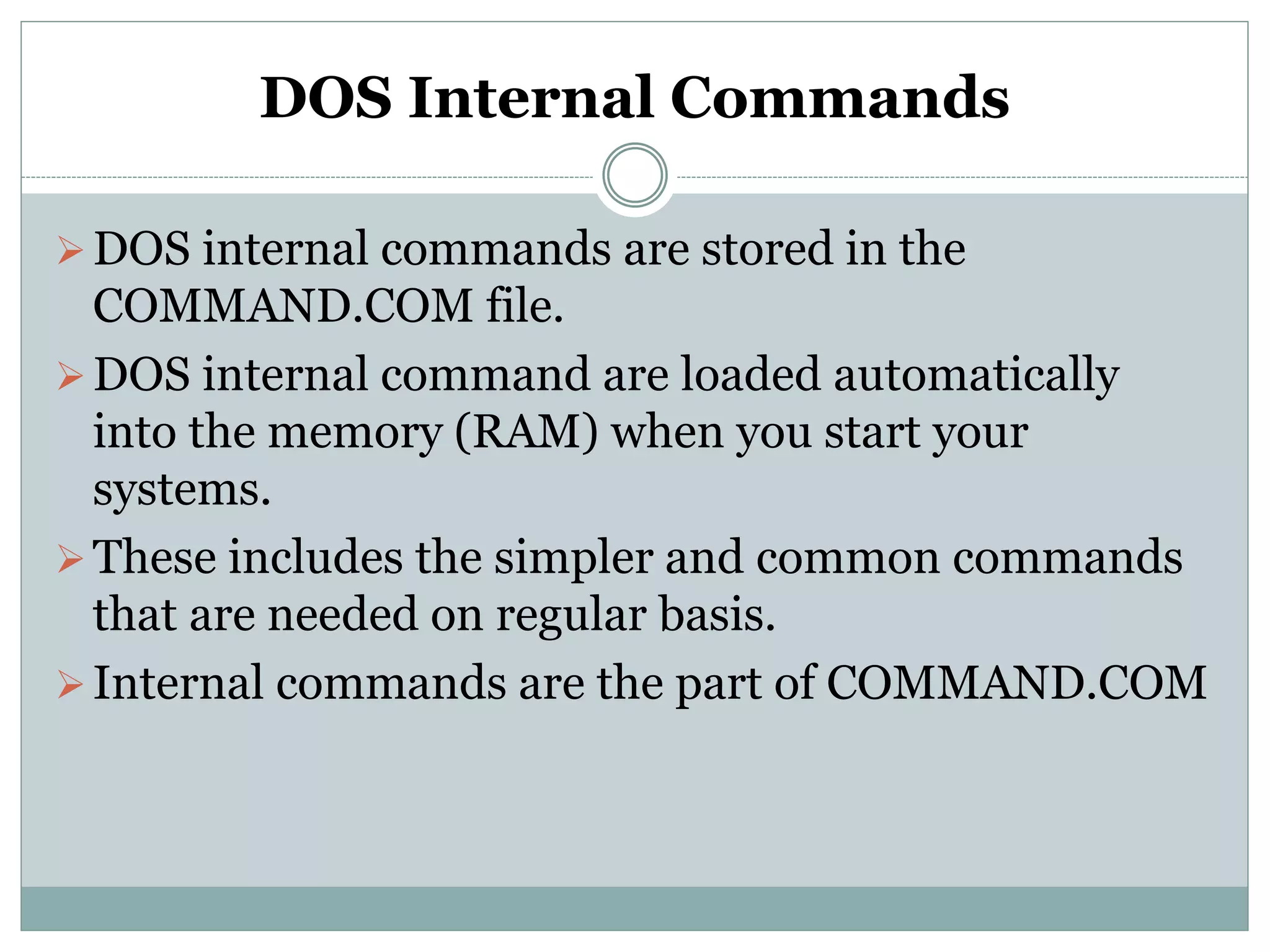 Disk operating system | PPTX