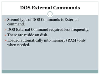 Disk operating system | PPTX