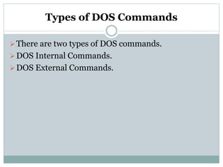 Disk operating system | PPTX