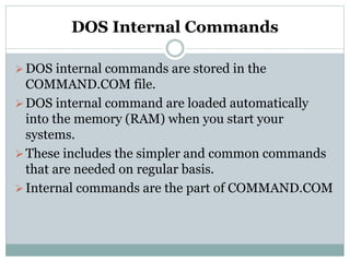 Disk operating system | PPTX