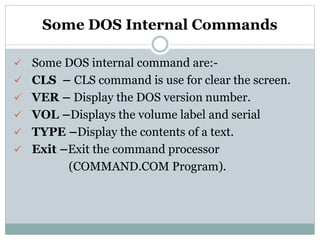 Disk operating system | PPTX