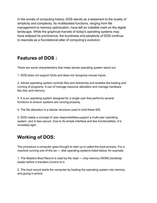Disk operating system (DOS).PDF