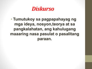 Diskorsal | PPTX
