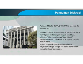 Diskresi dan Konflik Kepentingan | PDF