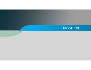 Diskresi dan Konflik Kepentingan | PDF