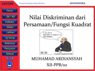 Diskriminan | PPTX