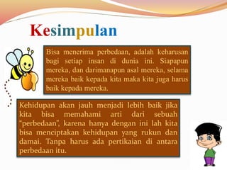 Perbedaan ras di kalangan siswa sekolah | PPT