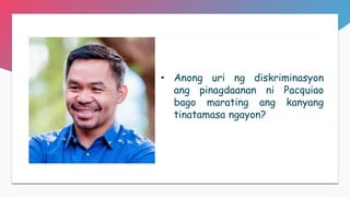 Diskriminasyon sa mga Lalaki, Babae at LGBT.pptx