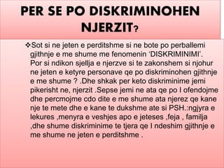 DISKRIMINIMI | PPTX