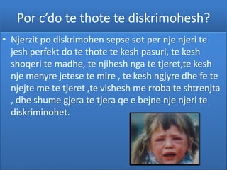 DISKRIMINIMI | PPTX