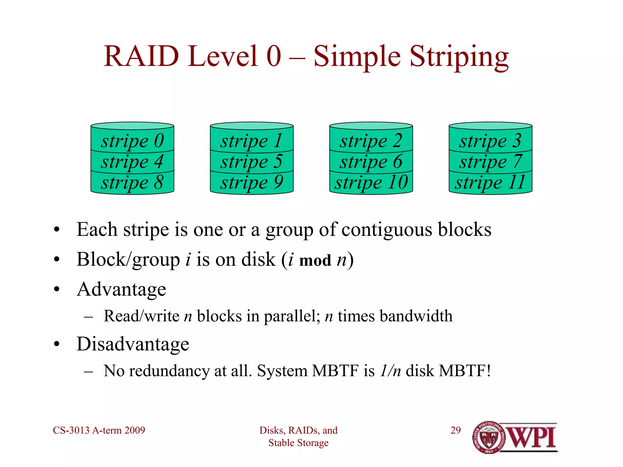 Disks and Stable Storage.ppt