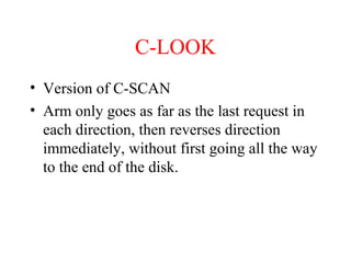 Explained Disk Scheduling Algo ... | PPT