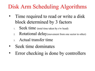 Explained Disk Scheduling Algo ... | PPT