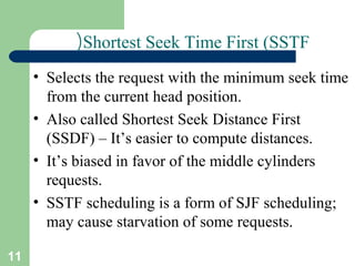 Disk scheduling | PPT