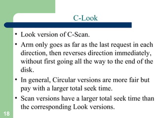 Disk scheduling | PPT