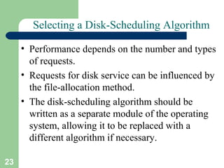 Disk scheduling | PPT