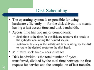Disk scheduling | PPT
