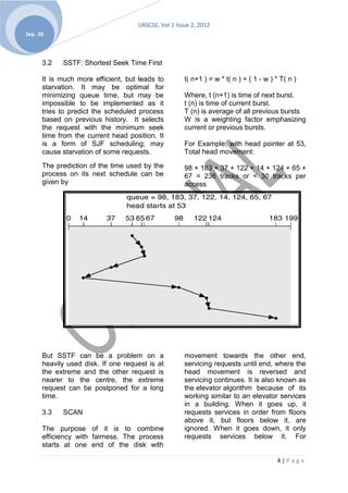 Disk scheduling | PDF