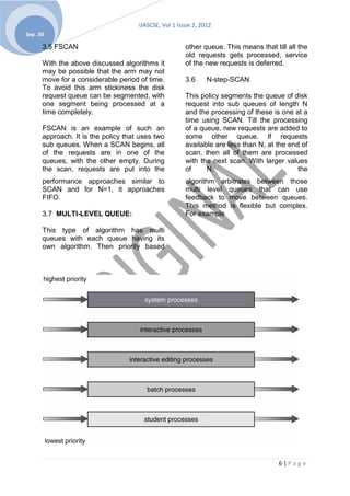 Disk scheduling | PDF
