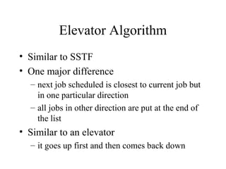 Disk scheduling | PPT
