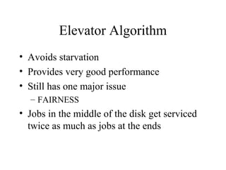 Disk scheduling | PPT