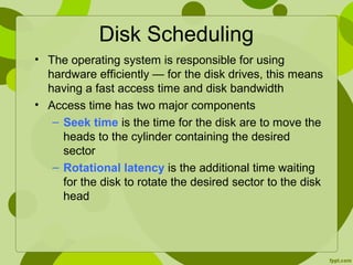 Disk scheduling | PPT