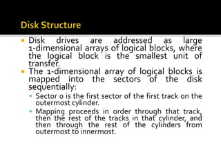 Disk scheduling | PPTX