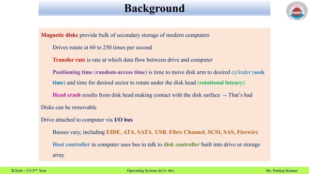Disk Scheduling | PPT